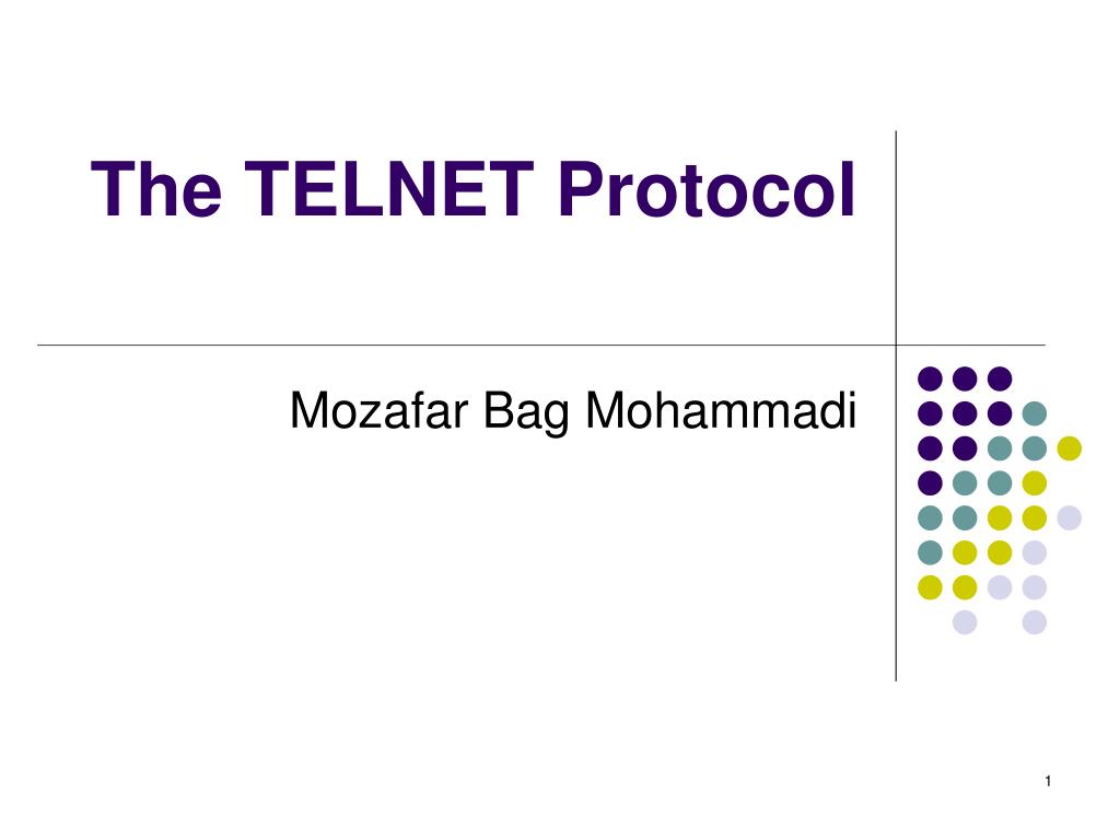 PPT - The TELNET Protocol PowerPoint Presentation, free download - ID ...