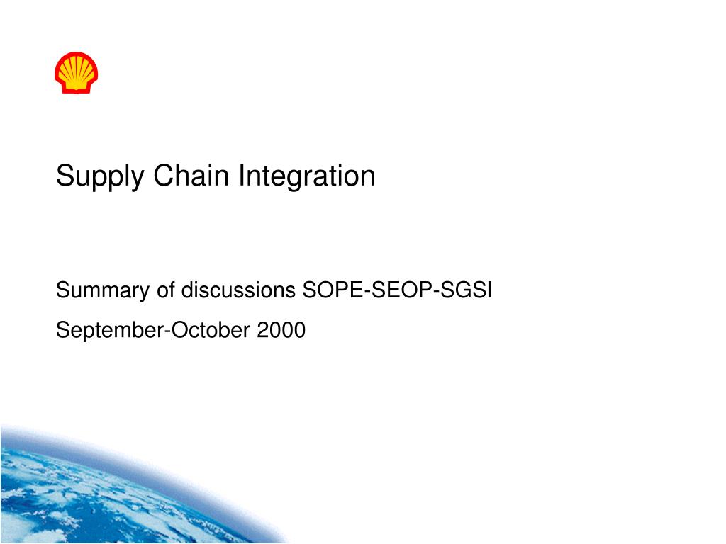 PPT - Supply Chain Integration PowerPoint Presentation, free download ...