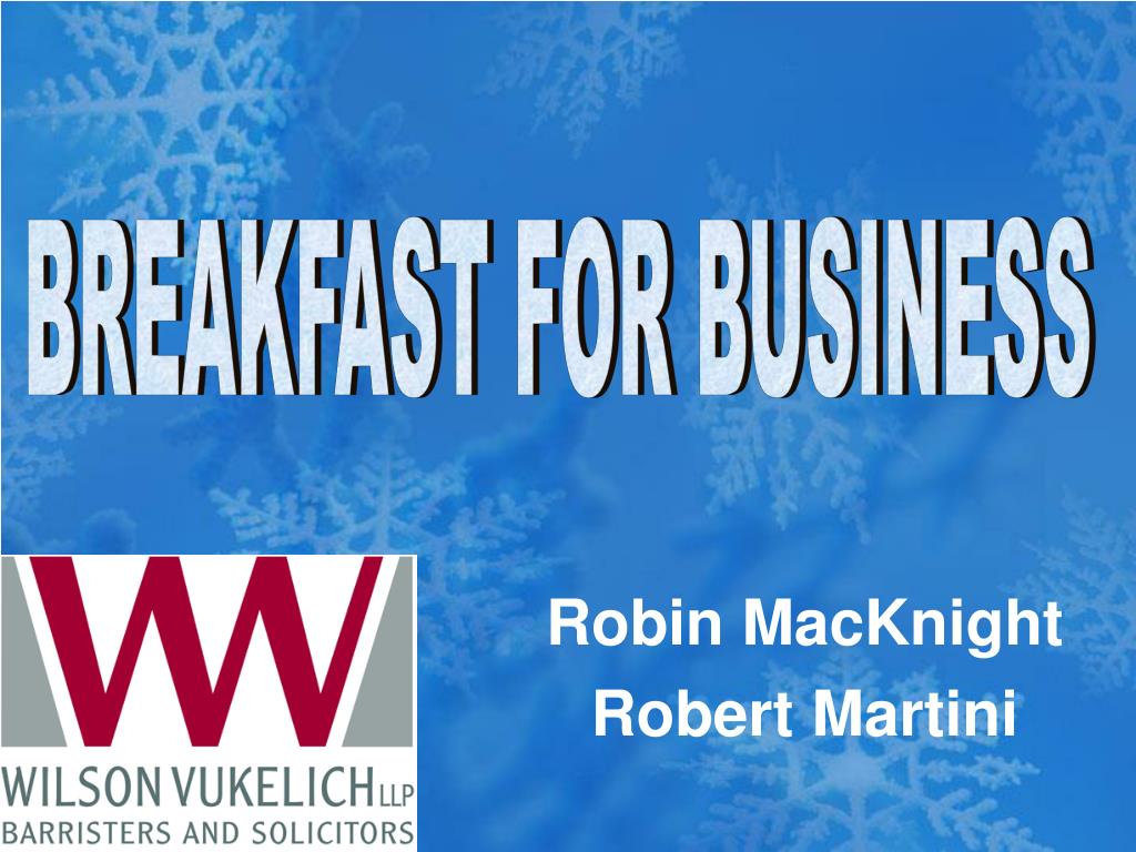 PPT - Robin MacKnight Robert Martini PowerPoint Presentation, free ...