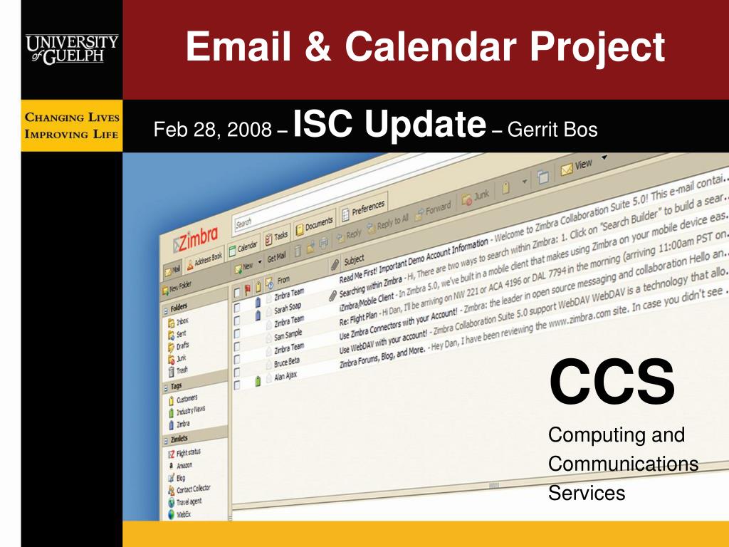 PPT - Email & Calendar Project PowerPoint Presentation, free download ...