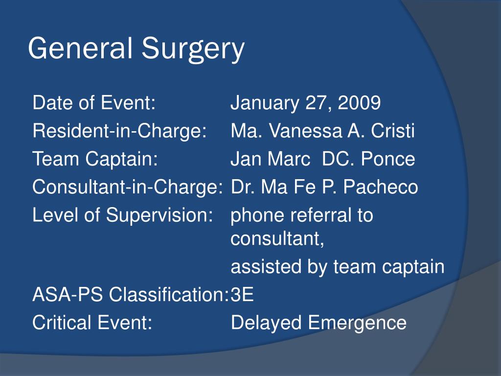PPT - General Surgery PowerPoint Presentation, free download - ID:4484814