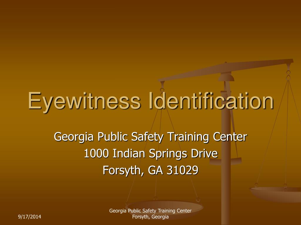 PPT - Eyewitness Identification PowerPoint Presentation, free download ...