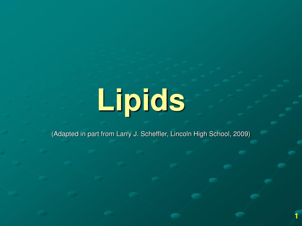 PPT - Lipids PowerPoint Presentation, free download - ID:4488229