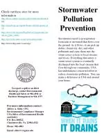 PPT - Stormwater Pollution Prevention Training PowerPoint Presentation ...
