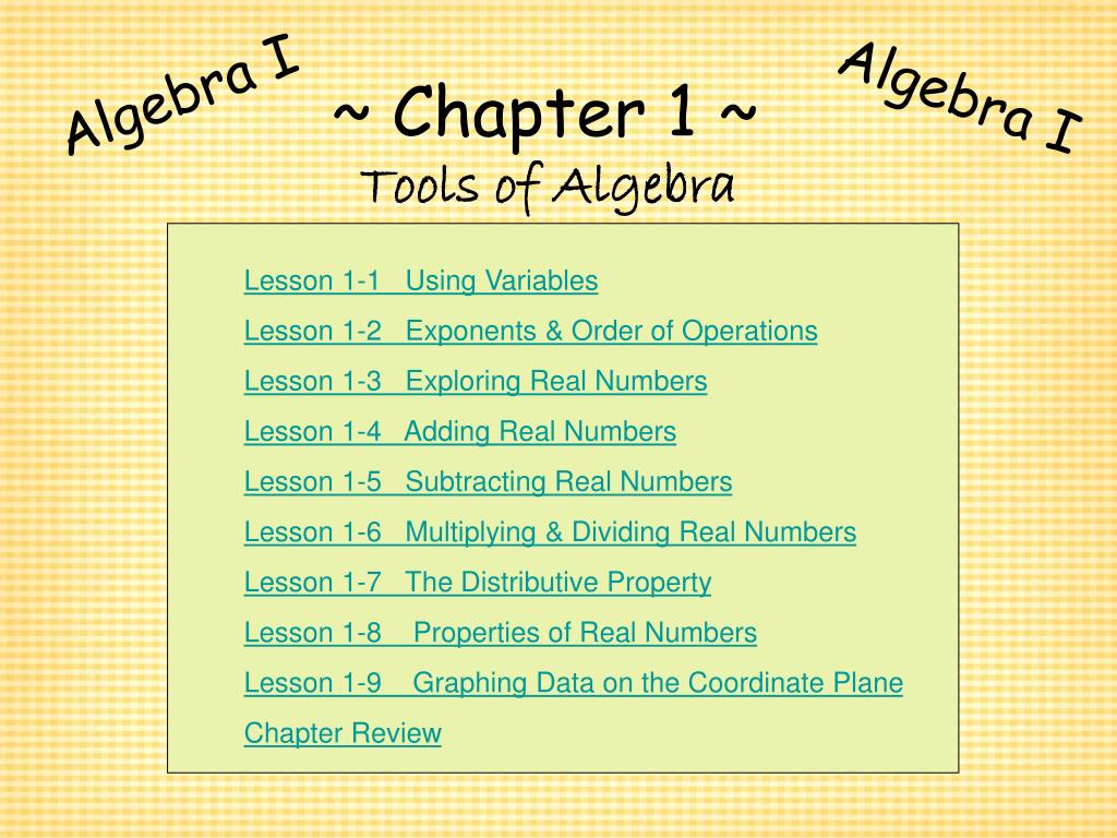 PPT - ~ Chapter 1 ~ PowerPoint Presentation, free download - ID:4492597