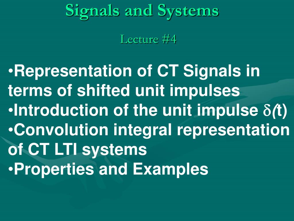 PPT - Signals and Systems PowerPoint Presentation, free download - ID ...