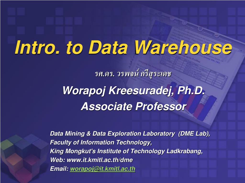 PPT - Intro. to Data Warehouse PowerPoint Presentation, free download ...