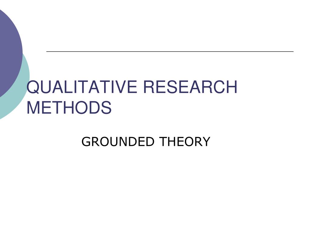 PPT - QUALITATIVE RESEARCH METHODS PowerPoint Presentation, free ...