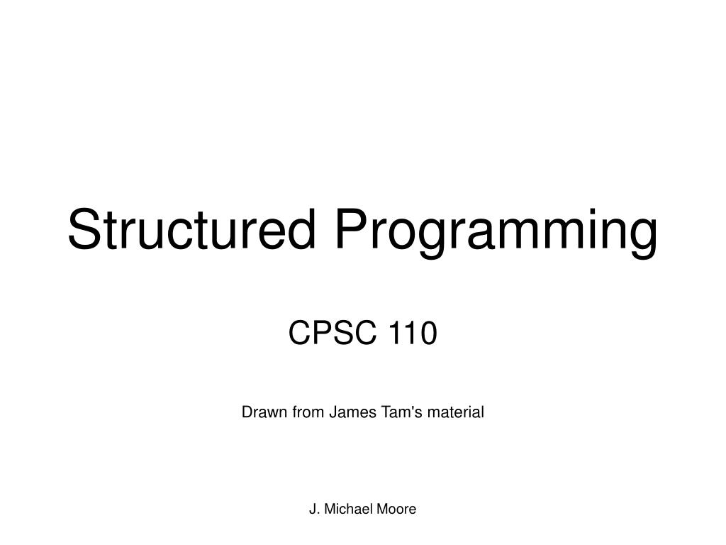 PPT - Structured Programming PowerPoint Presentation, free download ...