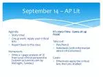 PPT - Responding to an AP Lit Prompt PowerPoint Presentation, free ...