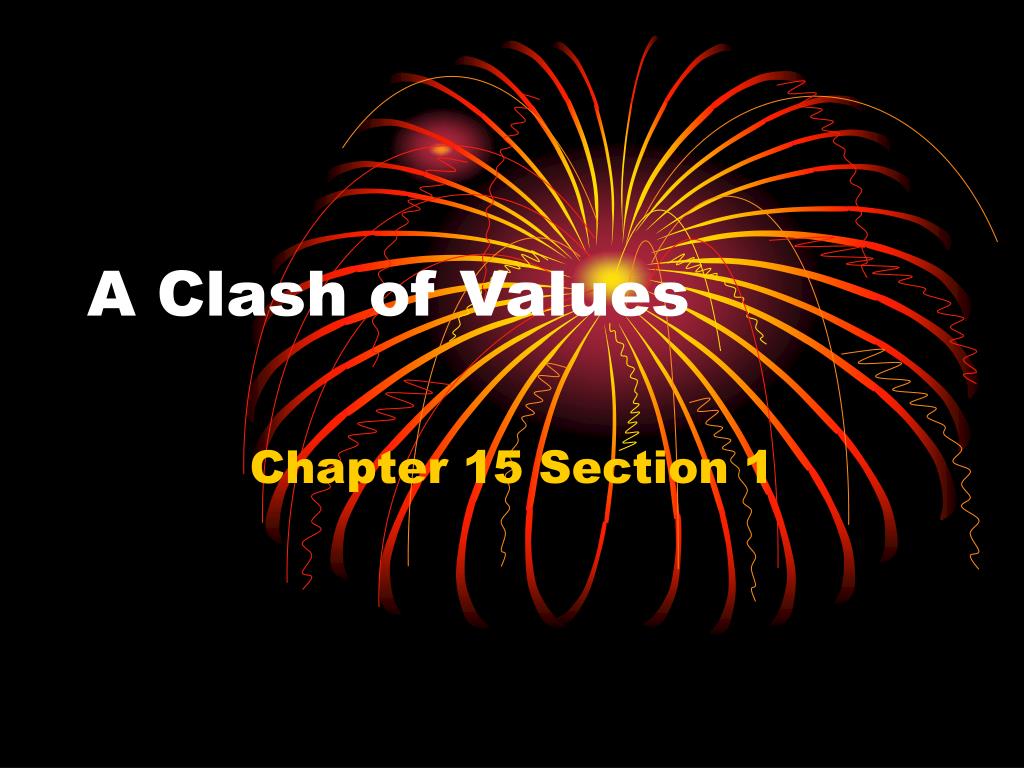PPT - A Clash of Values PowerPoint Presentation, free download - ID:4499027