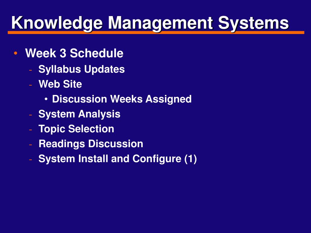 PPT - Knowledge Management Systems PowerPoint Presentation, free ...