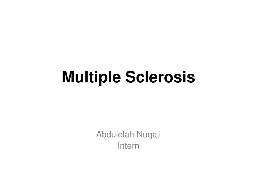 PPT - Multiple Sclerosis PowerPoint Presentation, free download - ID ...