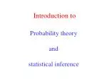 PPT - Introduction to Probability Theory PowerPoint Presentation, free ...
