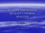PPT - Quality assurance and Quality control in medical radiography ...