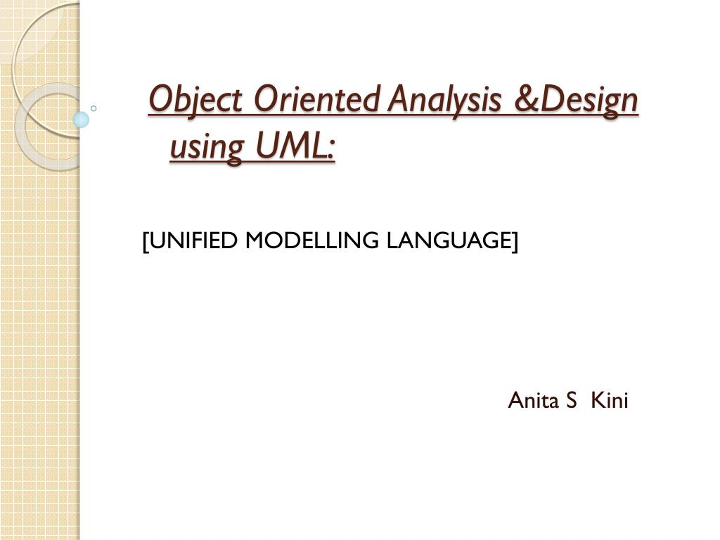 PPT - Object Oriented Analysis &Design using UML: PowerPoint Presentation - ID:4505626