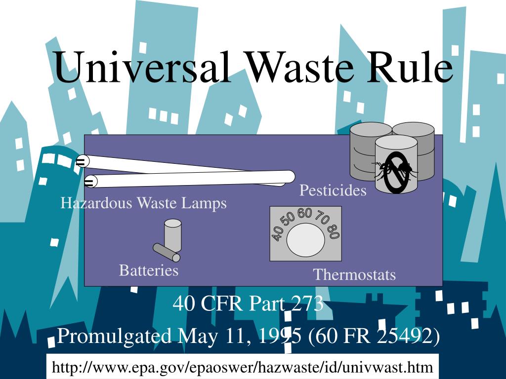 PPT - Universal Waste Rule PowerPoint Presentation, free download - ID ...