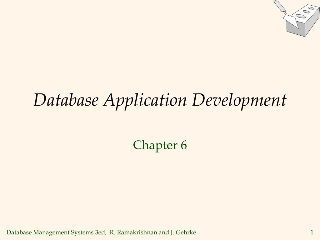 PPT - Database Application Development PowerPoint Presentation, free ...