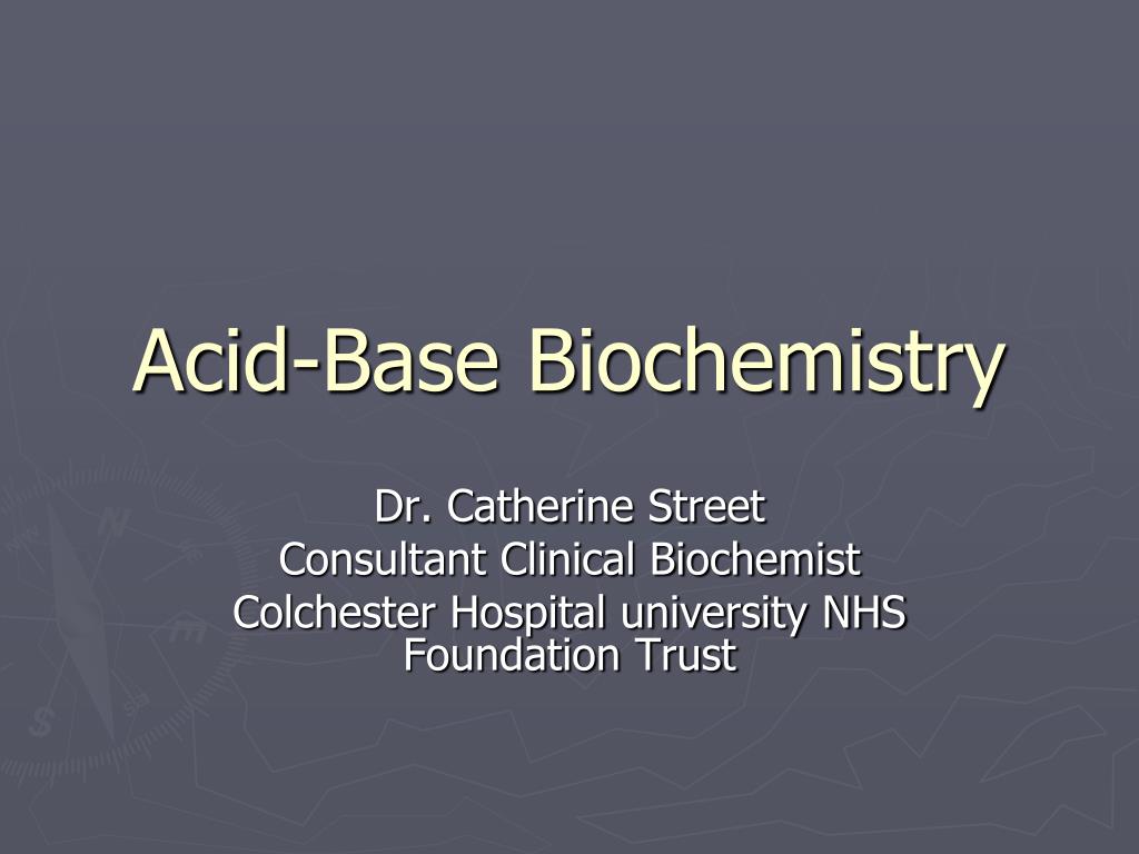 PPT - Acid-Base Biochemistry PowerPoint Presentation, free download ...