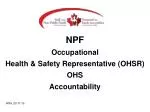 PPT - Occupational Health and Safety (OHS) PowerPoint Presentation ...