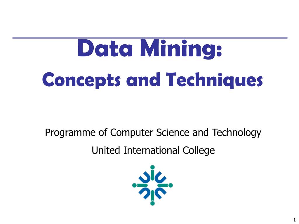 PPT - Data Mining: Concepts and Techniques PowerPoint Presentation ...