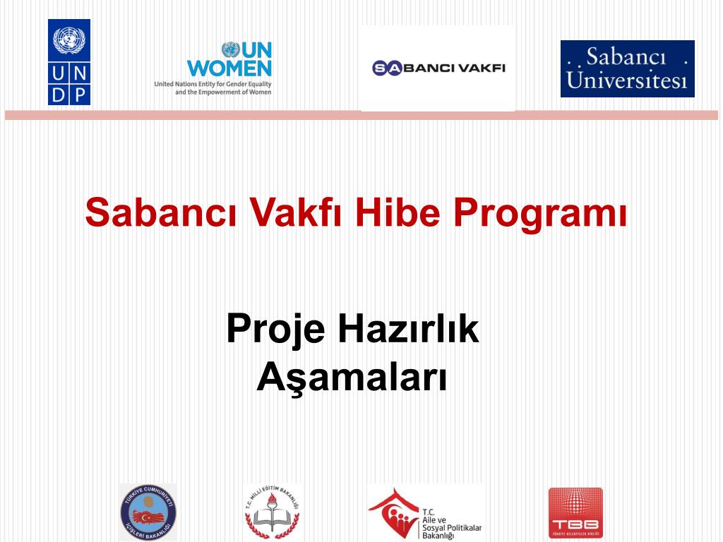 PPT - Sabancı Vakfı Hibe Programı PowerPoint Presentation, free download - ID:4515541