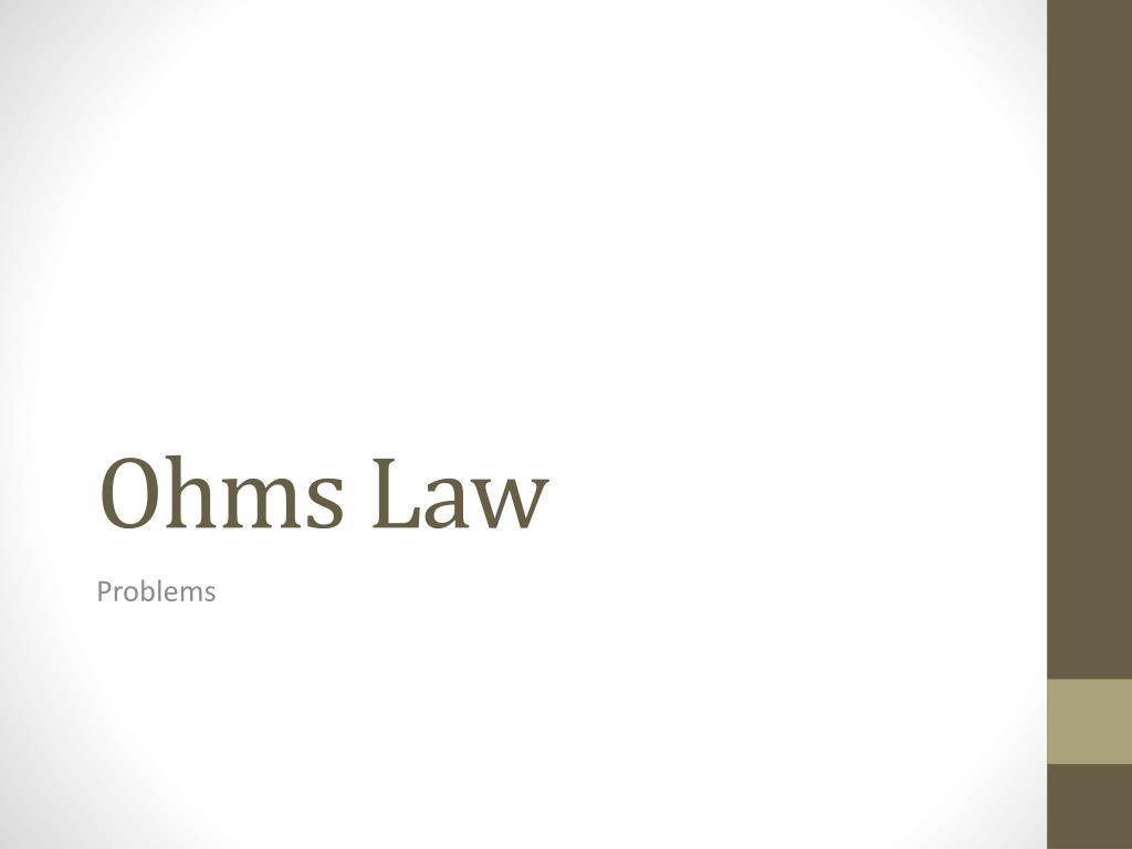 PPT - Ohms Law PowerPoint Presentation, free download - ID:4517872