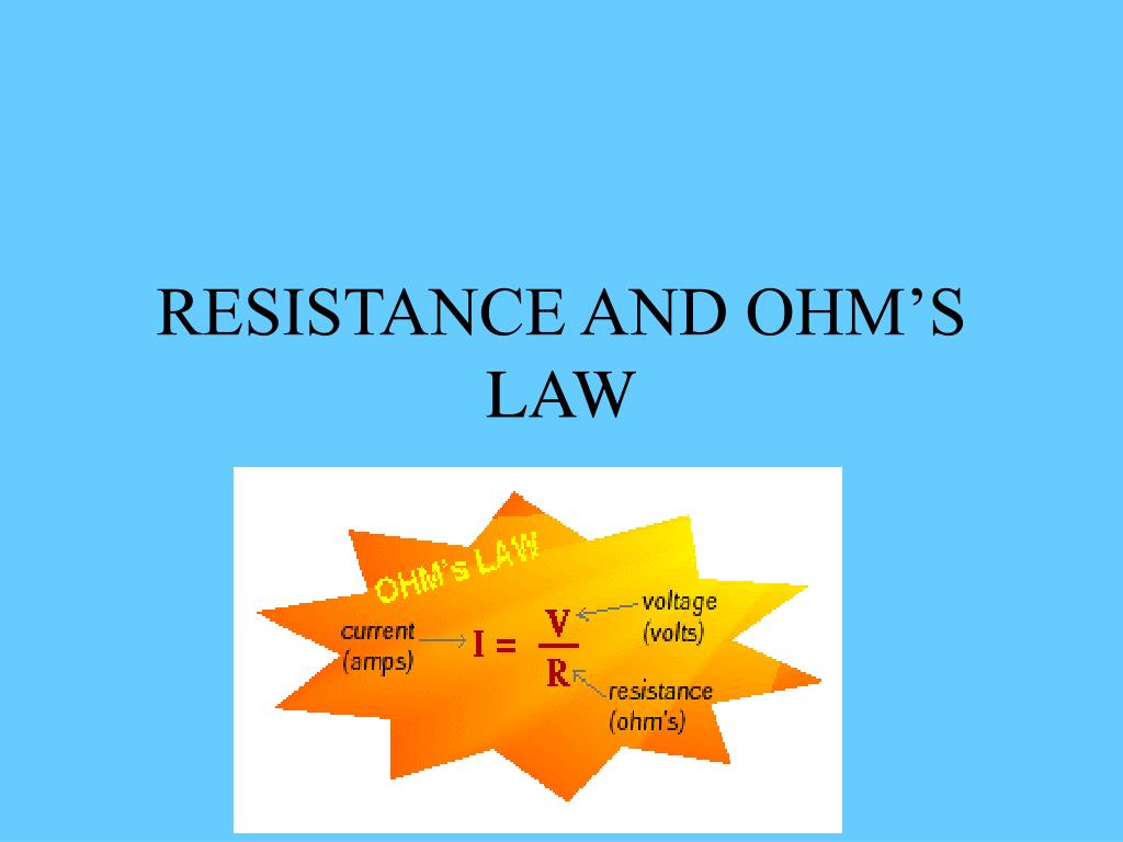 PPT - Understanding Resistance and Ohm's Law: Conductors, Insulators ...