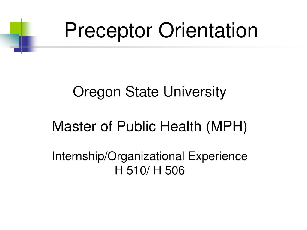 PPT - Preceptor Orientation PowerPoint Presentation, free download - ID ...