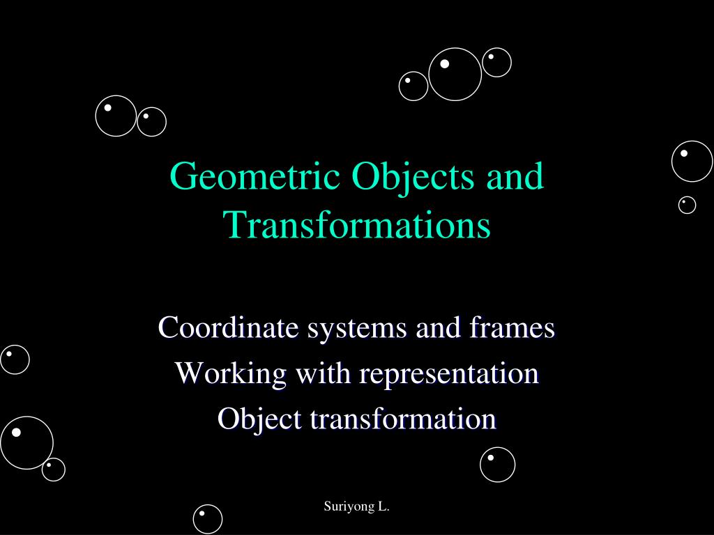 PPT - Geometric Objects and Transformations PowerPoint Presentation ...