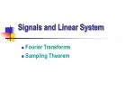 PPT - Signal & Linear system PowerPoint Presentation, free download ...
