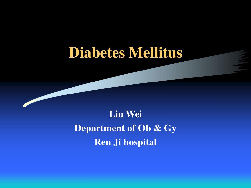 PPT - Diabetes Mellitus PowerPoint Presentation, free download - ID:4522614