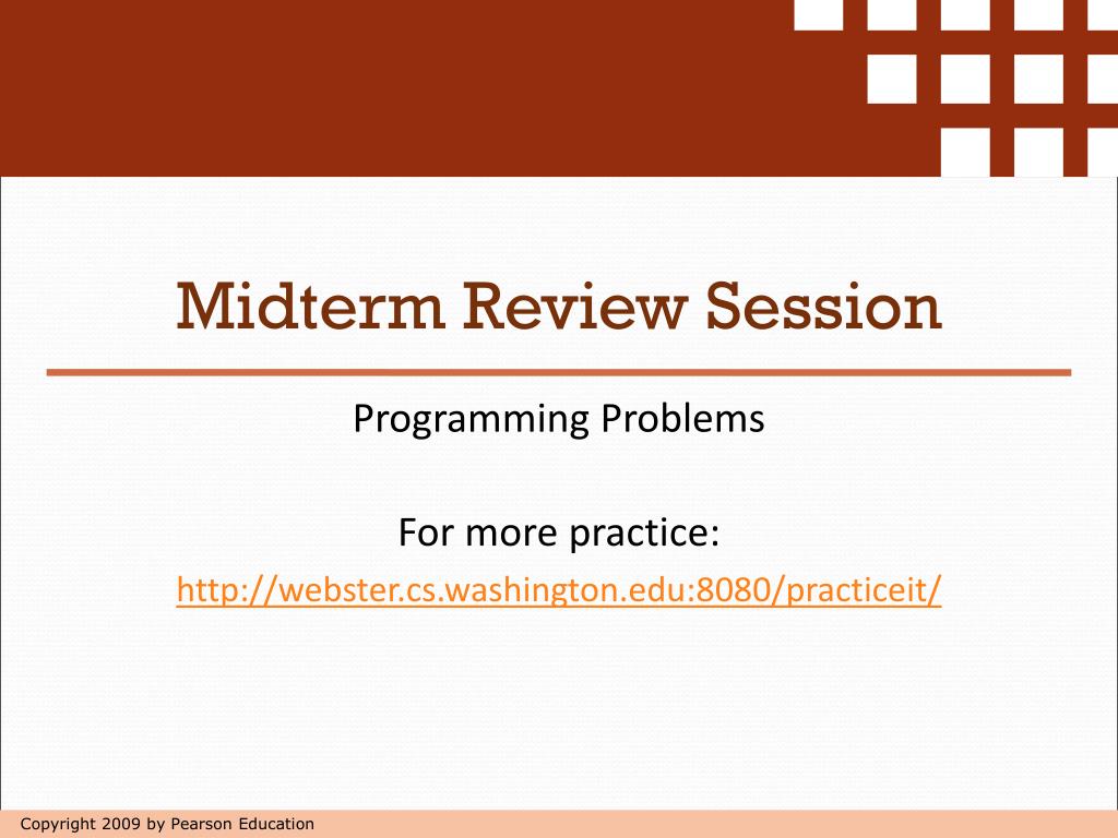 PPT - Midterm Review Session PowerPoint Presentation, free download ...