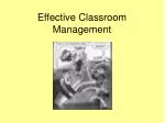 PPT - Effective Classroom Management Strategies PowerPoint Presentation ...