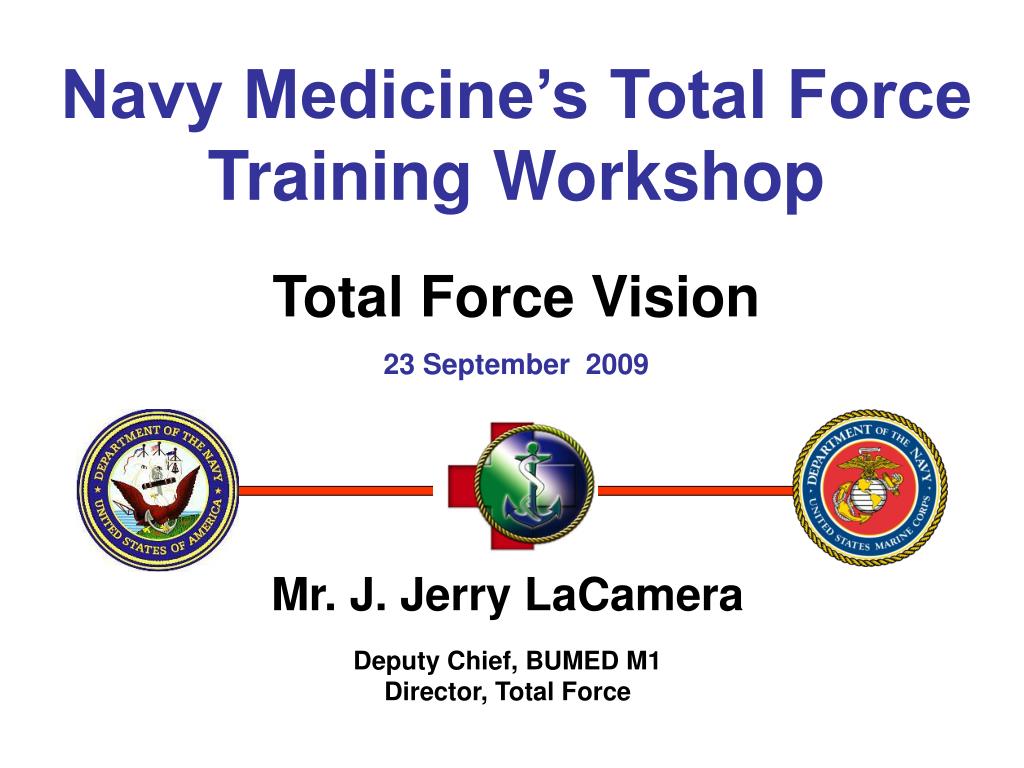 PPT - Navy Medicine’s Total Force Training Workshop PowerPoint ...