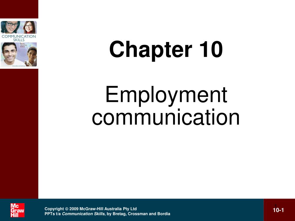 PPT - Chapter 10 Employment communication PowerPoint Presentation, free ...