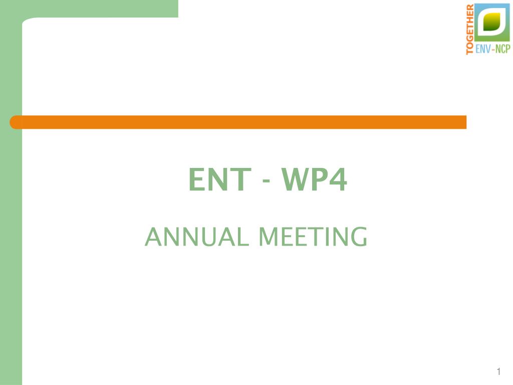 PPT - ENT - WP4 PowerPoint Presentation, free download - ID:4527630