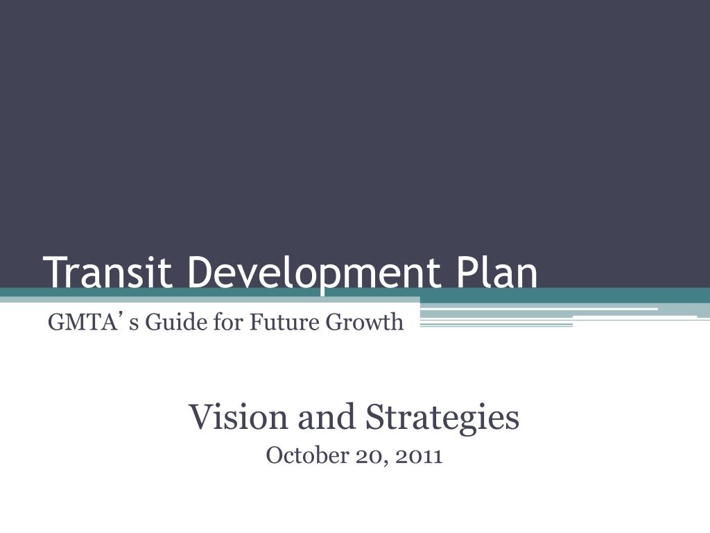 PPT - Transit Development Plan PowerPoint Presentation, free download ...