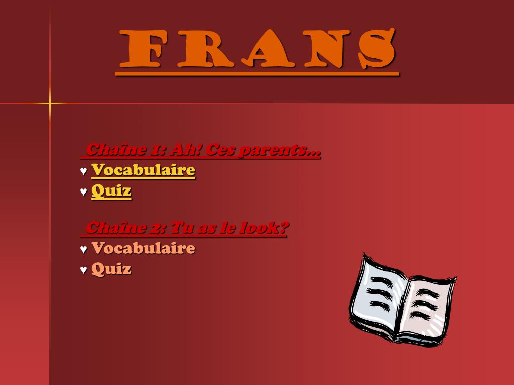 PPT - Frans PowerPoint Presentation, free download - ID:4529040