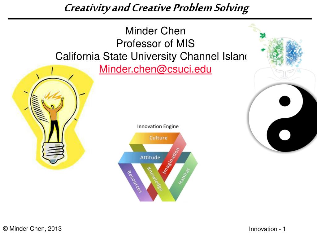 PPT - Creativity and Creative Problem Solving PowerPoint Presentation ...
