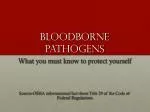 PPT - OSHA’s Revised Bloodborne Pathogens Standard PowerPoint ...