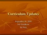 PPT - Updates on K to 12 Curriculum PowerPoint Presentation, free ...