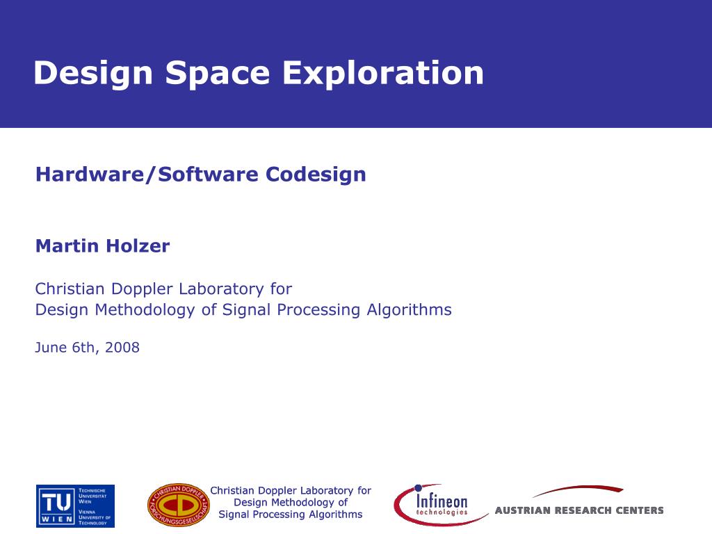 PPT - Design Space Exploration PowerPoint Presentation, free download ...