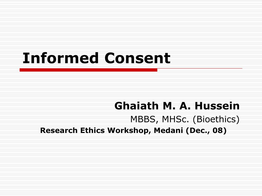 PPT - Informed Consent PowerPoint Presentation, free download - ID:4534802