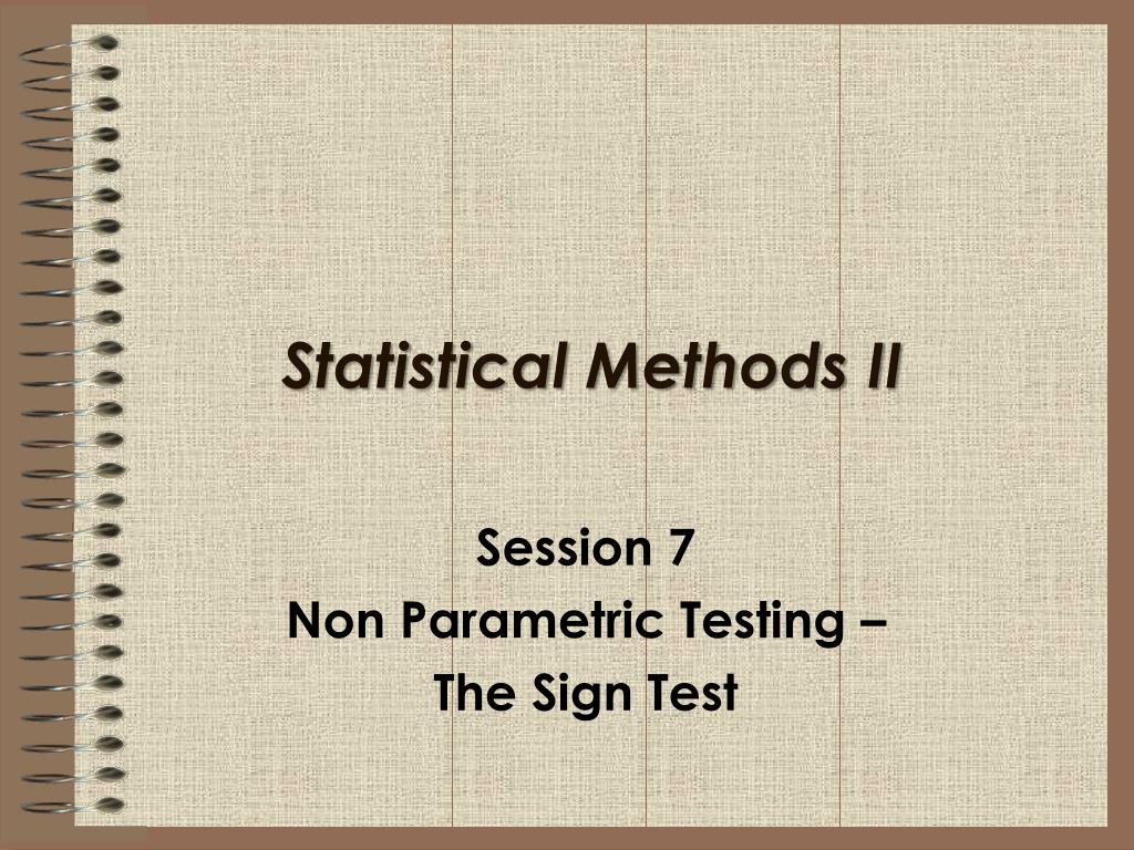 PPT - Statistical Methods II PowerPoint Presentation, free download ...