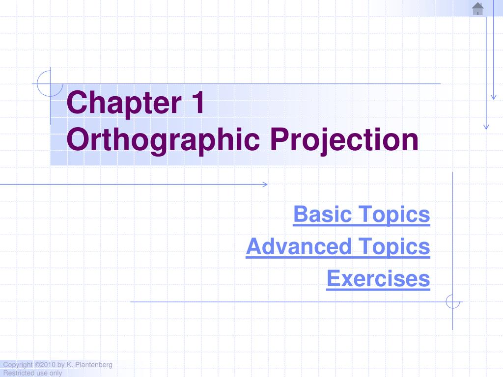 PPT - Chapter 1 Orthographic Projection PowerPoint Presentation, free ...