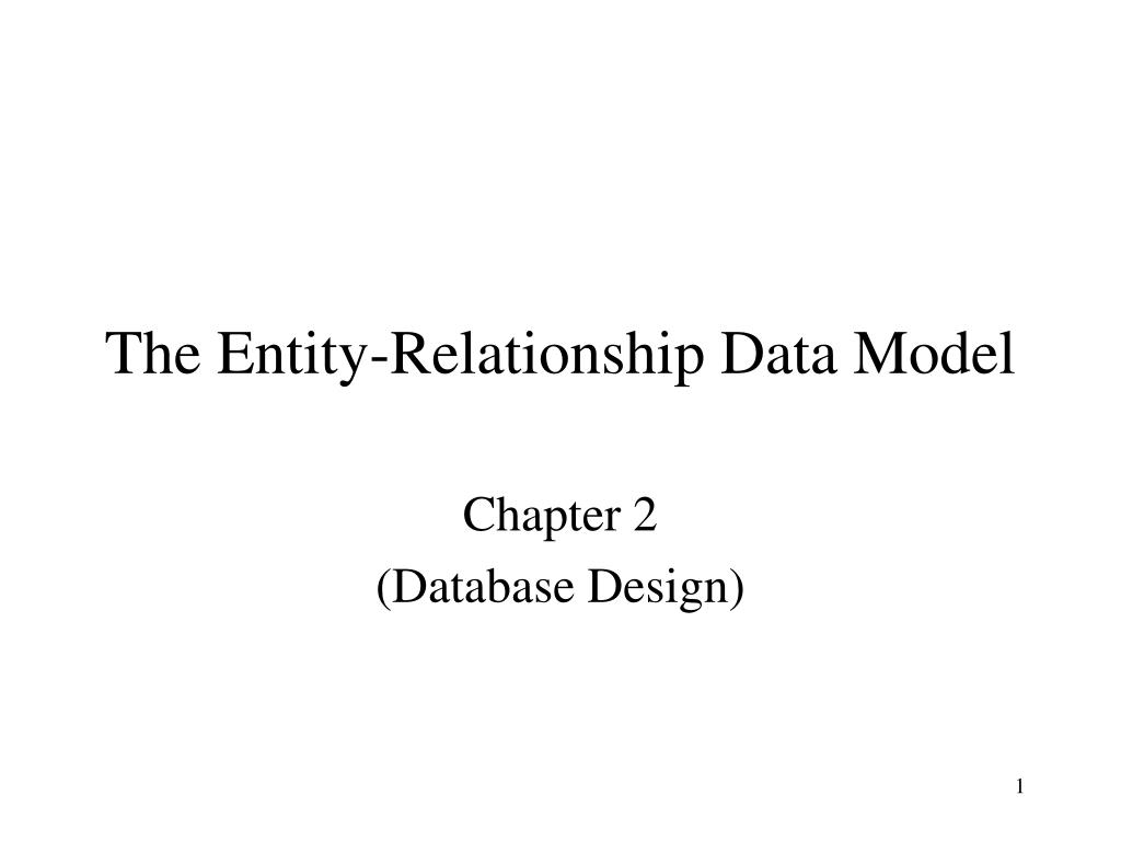 PPT - The Entity-Relationship Data Model PowerPoint Presentation, free download - ID:4537704