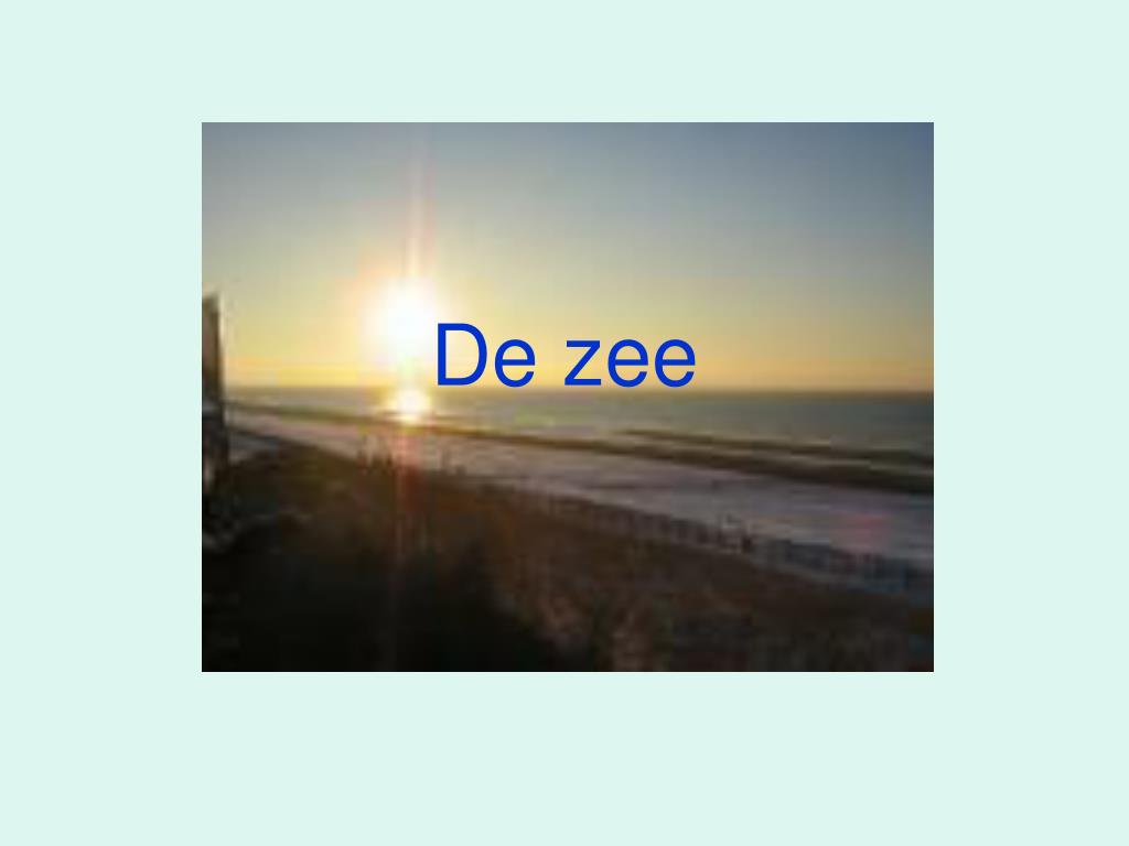 PPT - De zee PowerPoint Presentation, free download - ID:4538257