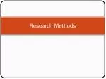 PPT - Advance RESEARCH METHODS PowerPoint Presentation, free download ...