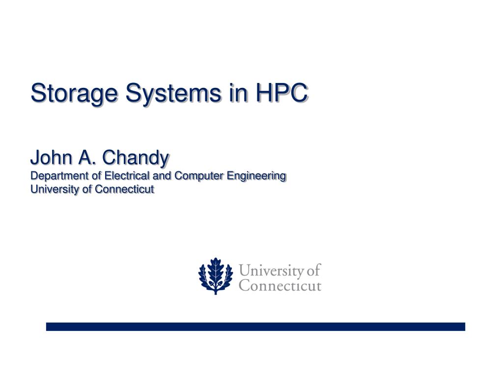 PPT - Storage Systems in HPC PowerPoint Presentation, free download ...